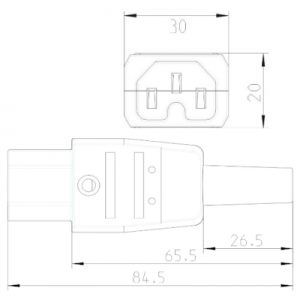 Leads Direct | IEC C15 Socket – Rewireable